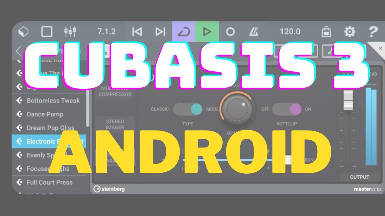 Cubasis 3 on Android Galaxy 20 + - YouTube