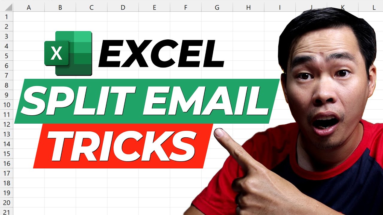 Excel Hack How To Separate Name From Email In Excel Fast Without Excel Hack How To Separate Name From Email In Excel Fast Without