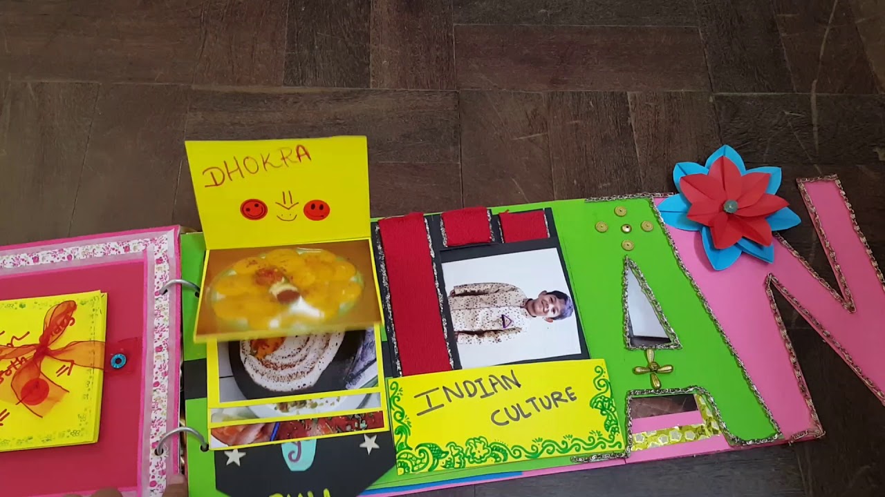 Name scrapbook - YouTube