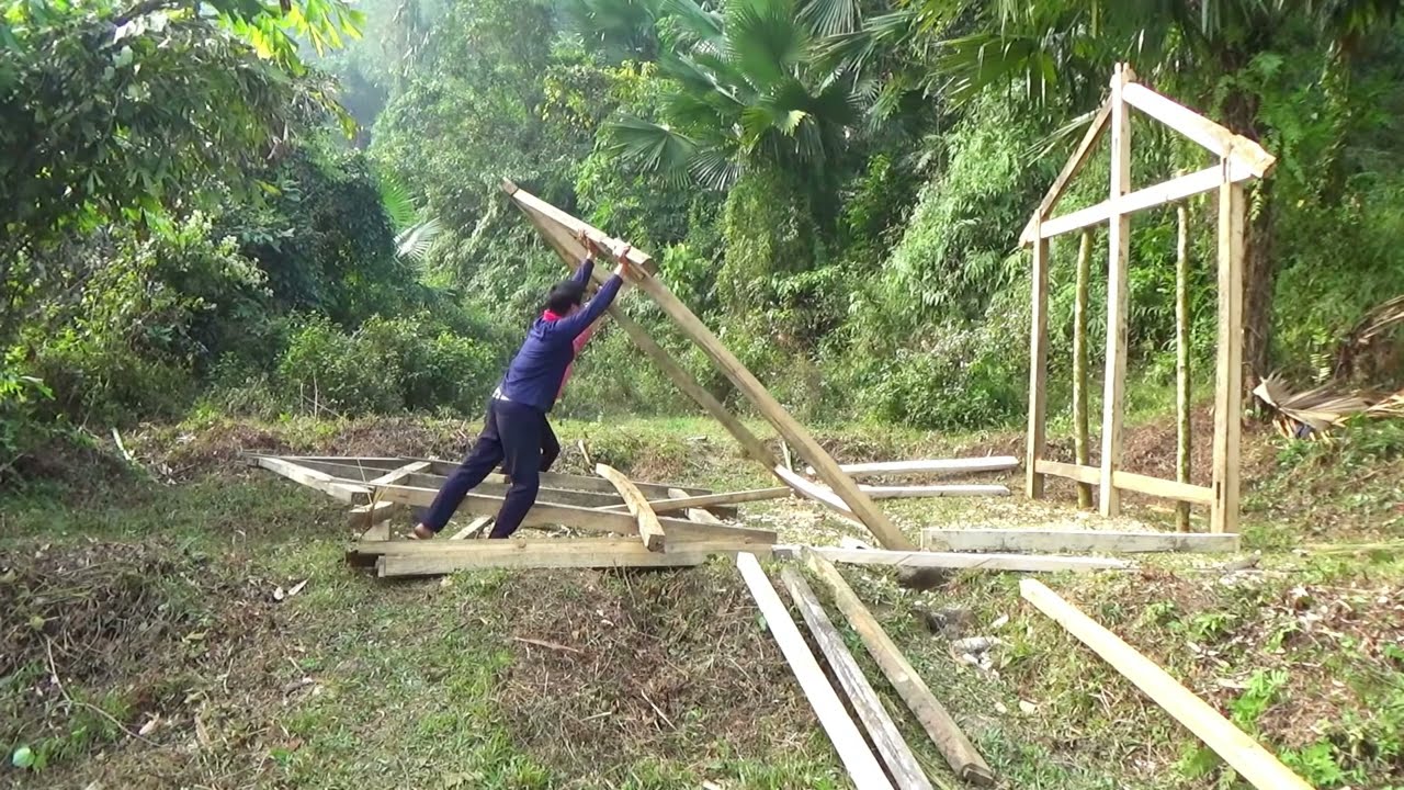 TIMELAPSE: START to FINISH BUILD LOG CABIN - Woodworking Build Wooden ...