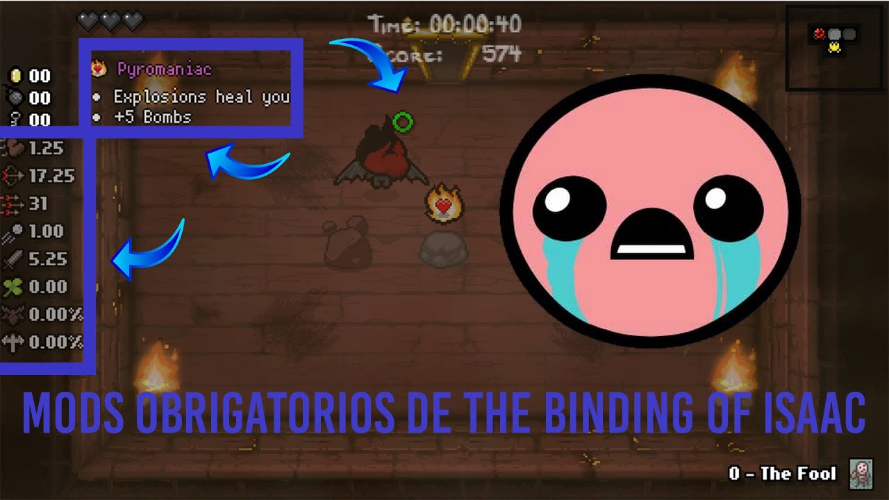 Mods Obrigatórios de The Binding of Isaac - YouTube