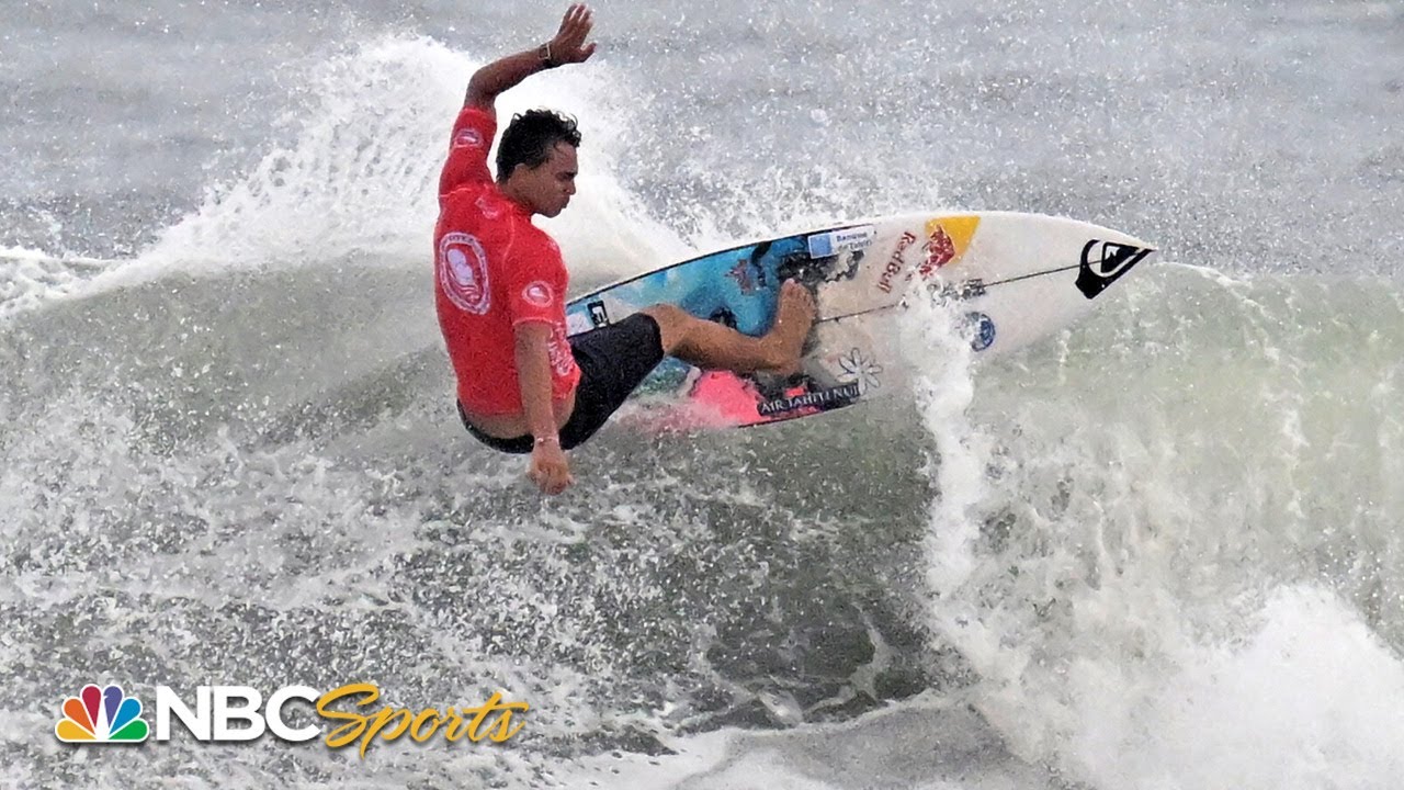 World Surfing Games delivers slick moves, wipeouts, first Olympic ...