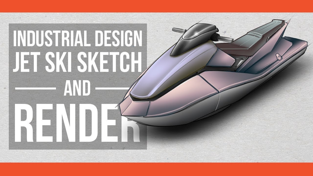 Industrial Design Sketching: Jet Ski - YouTube