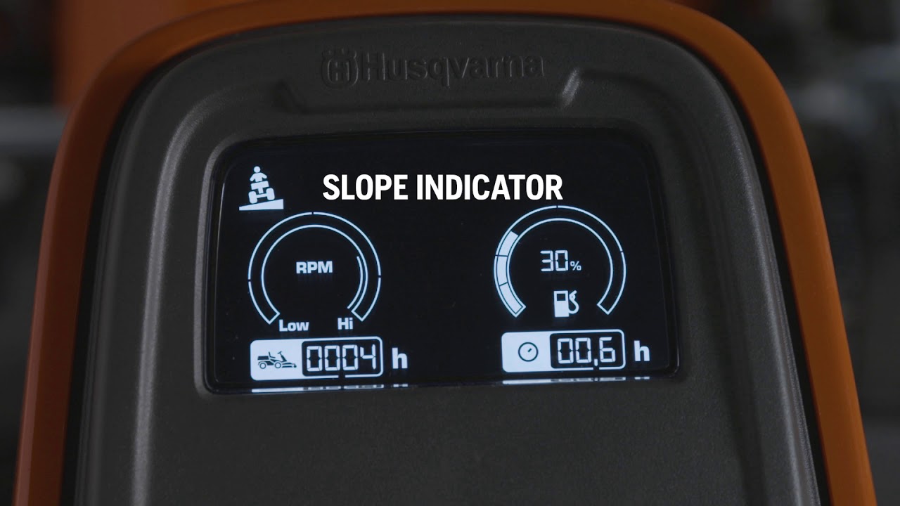 Husqvarna R 420TsX AWD/R 419TsX AWD - How the display works - YouTube
