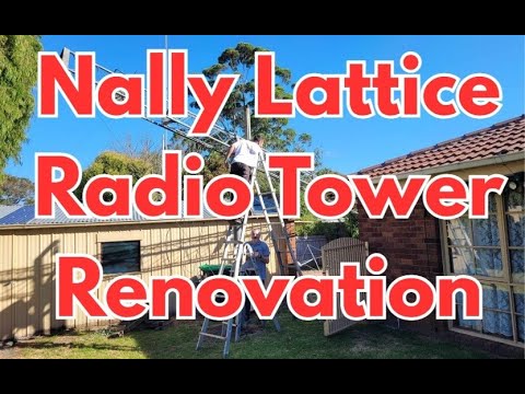 Nally Lattice ham Radio Tower Renovation #hamradio #radio #antenna ...