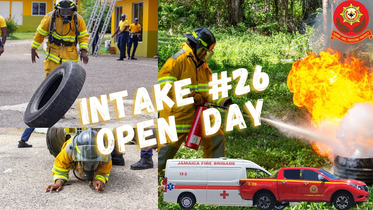 Jamaica Fire Brigade Intake #26 Open Day 2 - YouTube