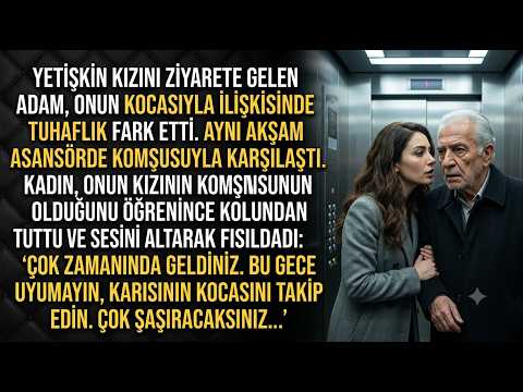 Baba, kızının evinde bir gece uyanık kaldı ve gördükleri onu dondurdu...