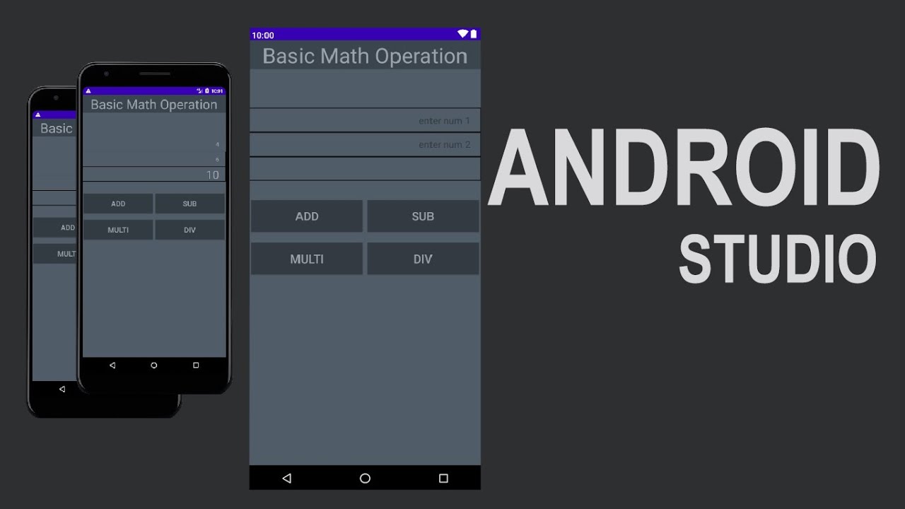 how to add 2 numbers | how to computer 2 number in android studio part ...