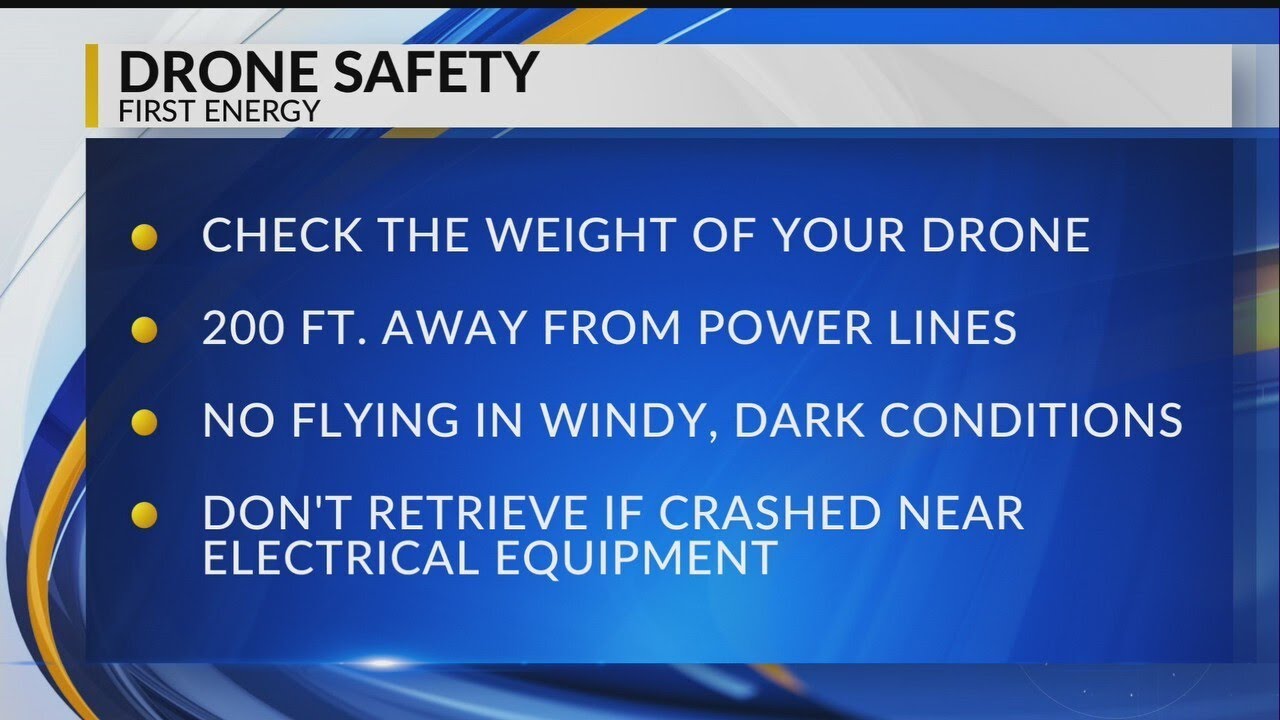 First Energy warns about drone safety - YouTube