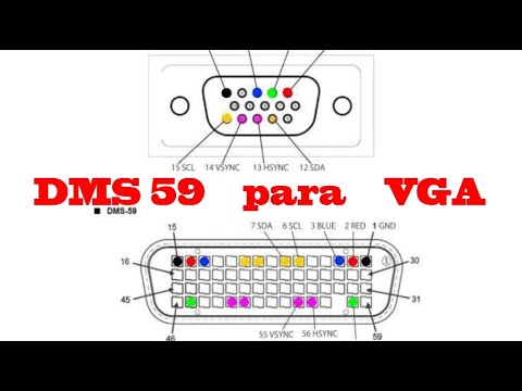 Como fazer seu próprio cabo DMS 59 para VGA! - YouTube