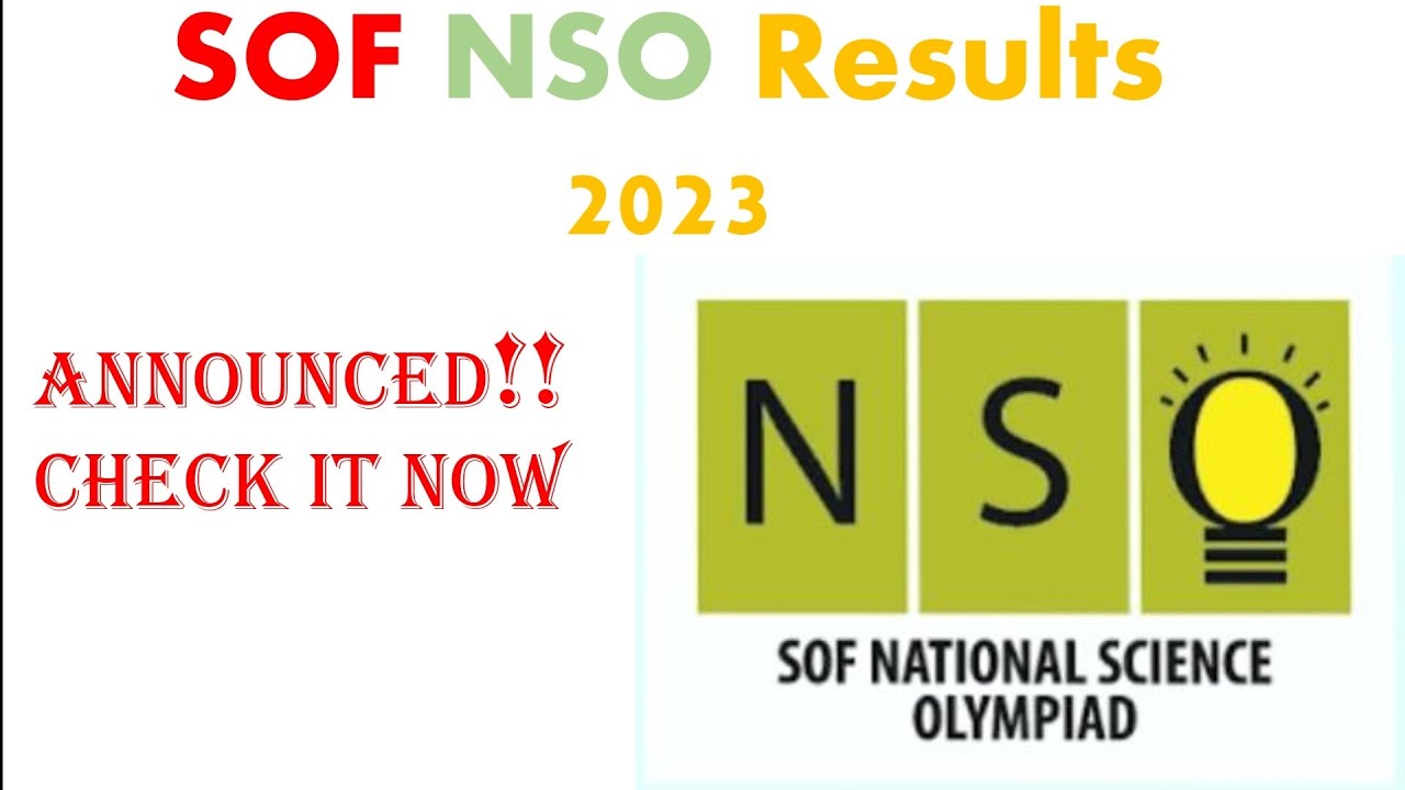 SOF NSO Results 2023 || SOF Result || NSO Result announced 2023 #sof ...