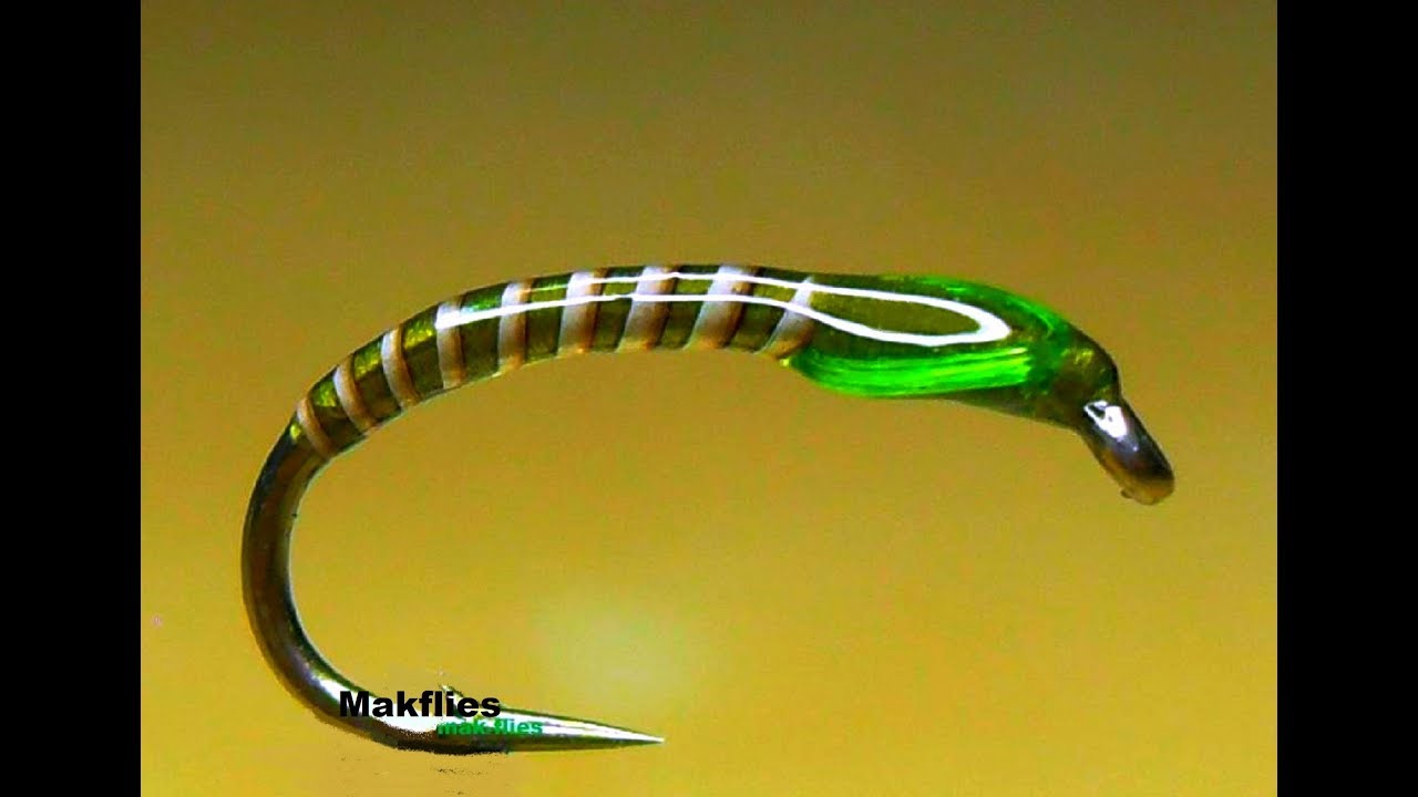 Tying a Spring Olive Quill Buzzer By Mak - YouTube