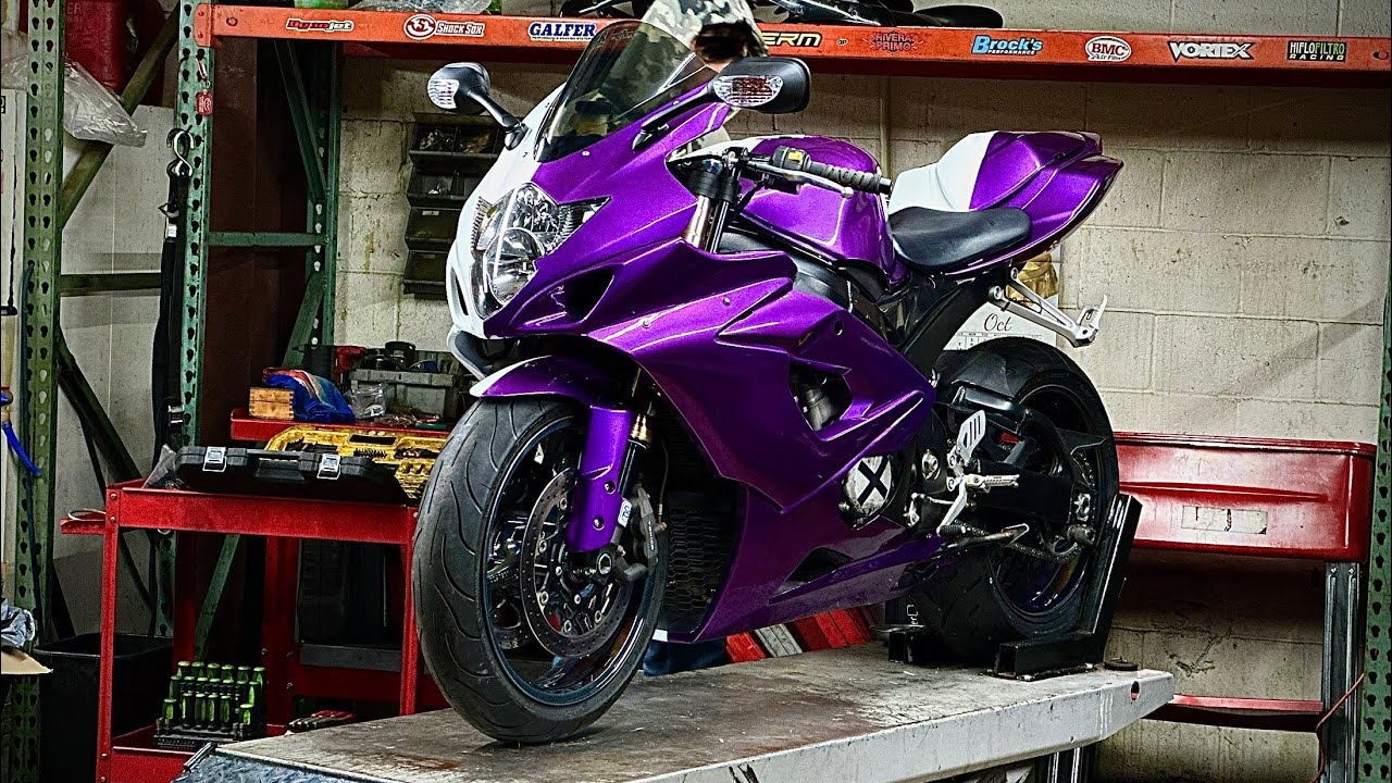 Custom Purple Gsxr 1000