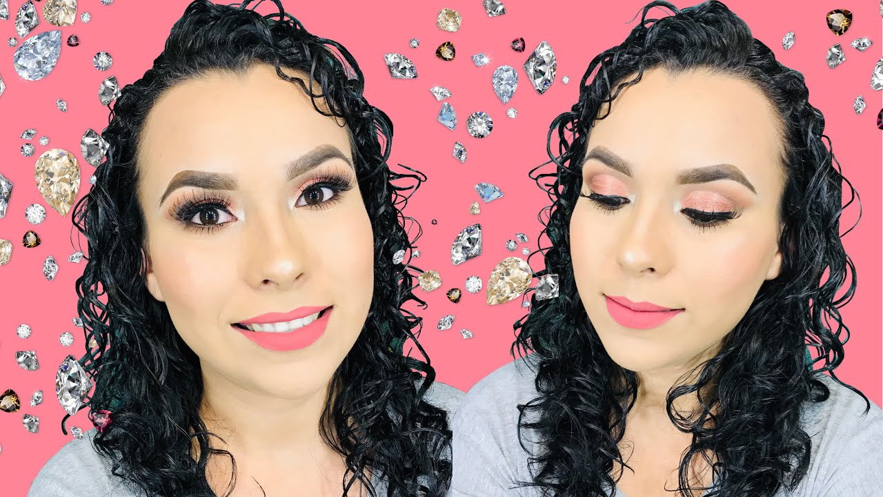 MAQUILLAJE ROSA MUY FÁCIL - MAKEUP BY ATZIN - YouTube