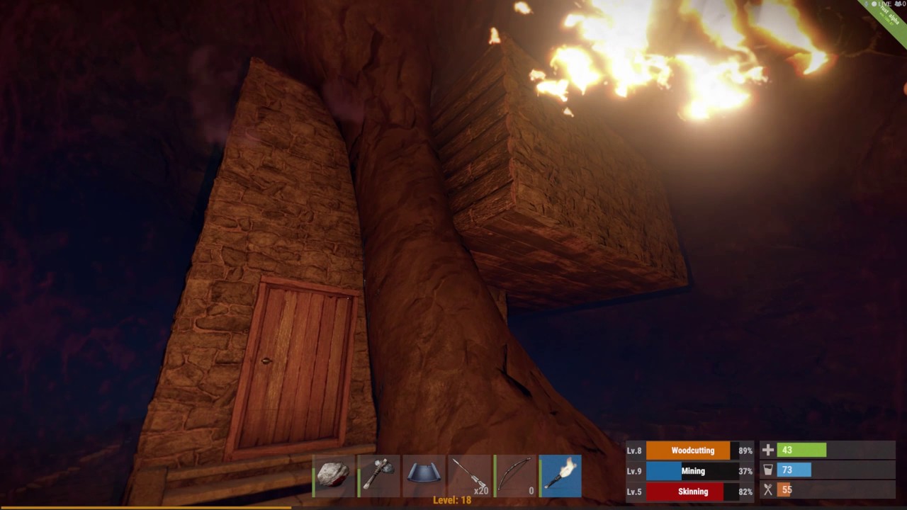 Rust Cave System and my Base - YouTube