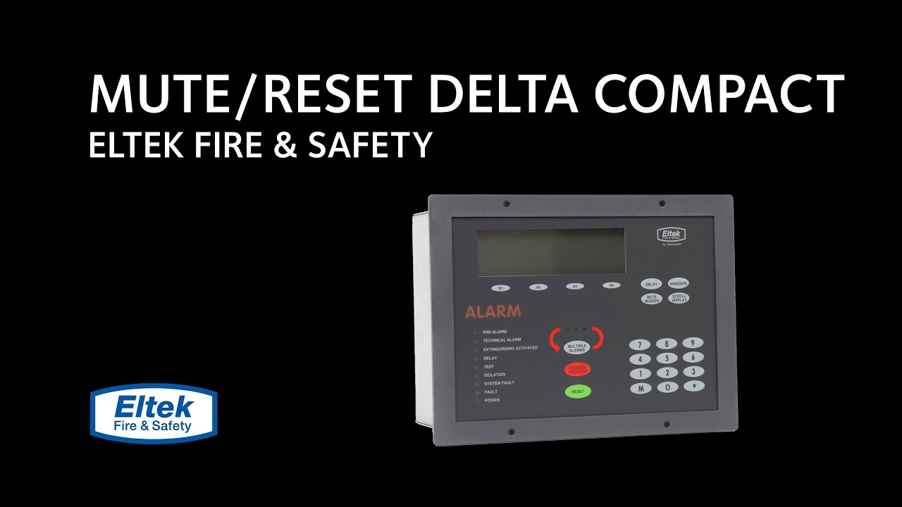 Eltek Fire detection panel reset - YouTube