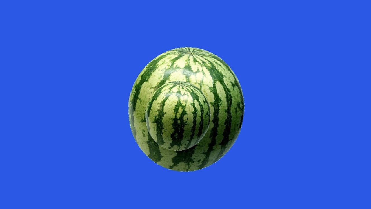 Rotating watermelon green screen/ 3D Watermelon ANIMATION - YouTube