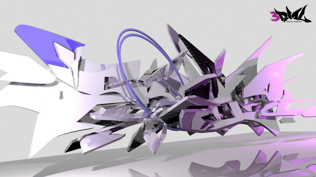 Autodesk 3ds Max Graffiti Modeling - YouTube