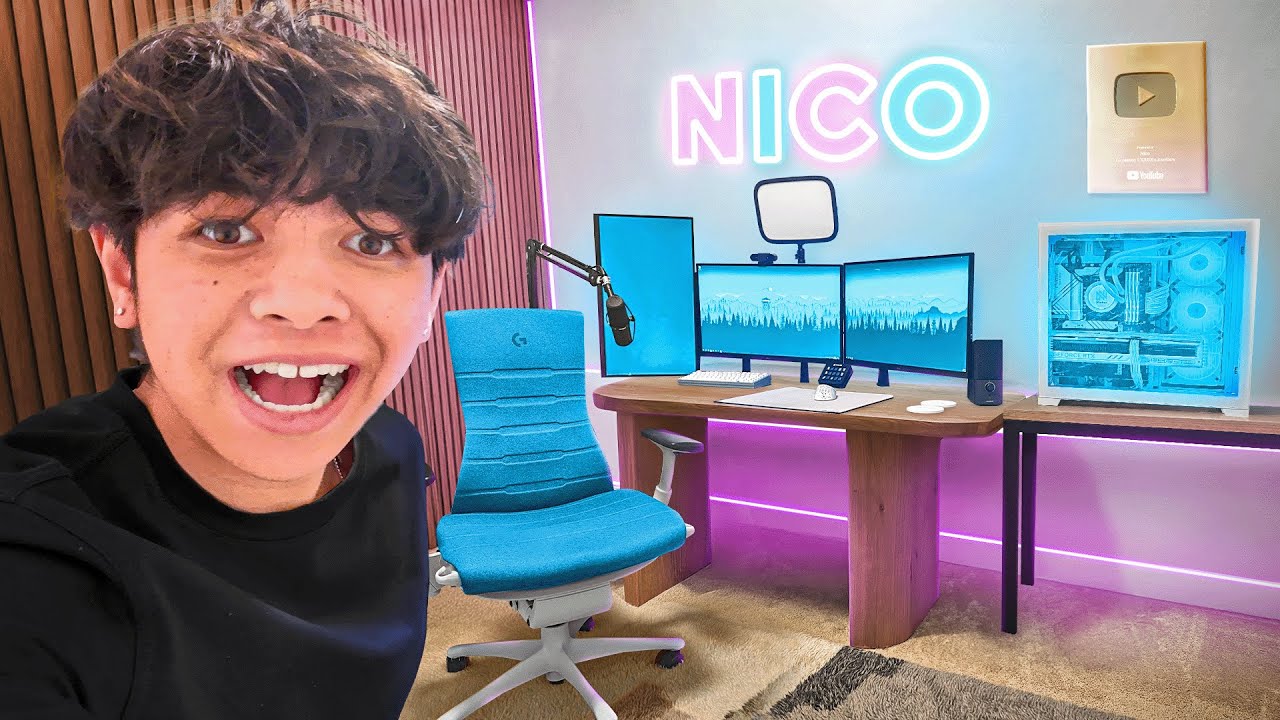 Nico’s $13,000 Gaming Setup Transformation - YouTube