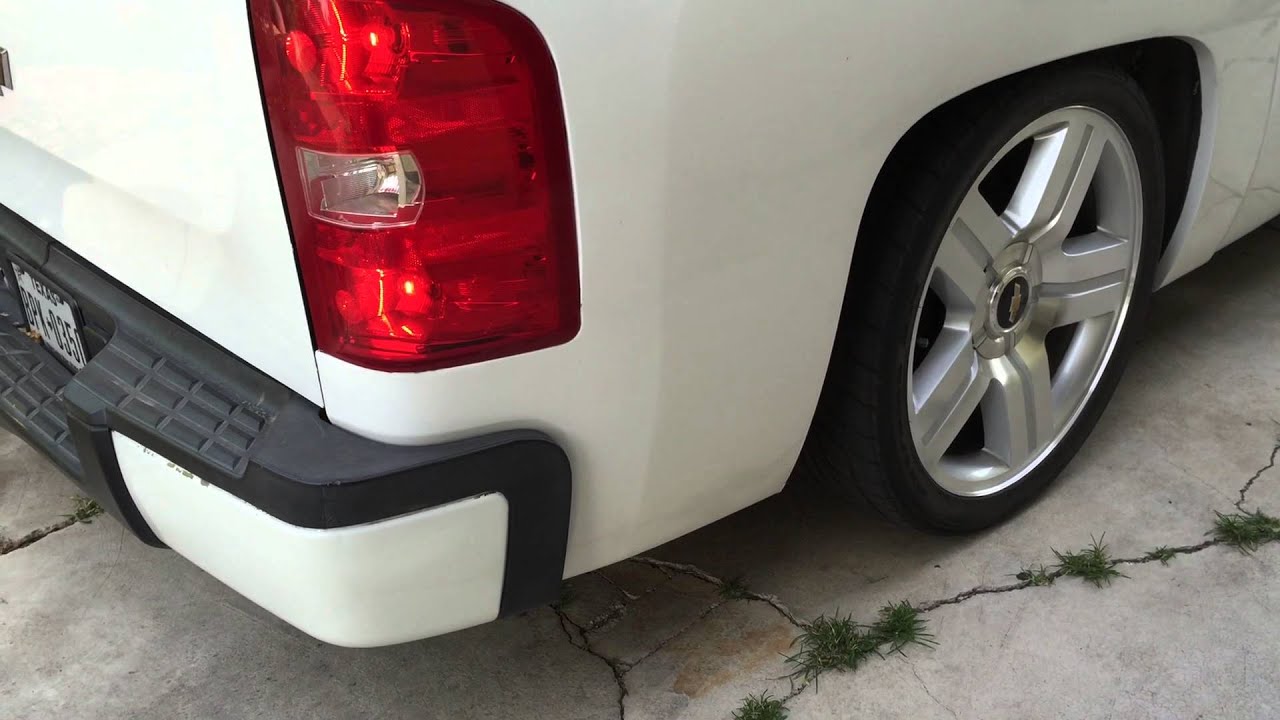 silverado 4.8 2007 nbs magnaflow bullet exhaust - YouTube