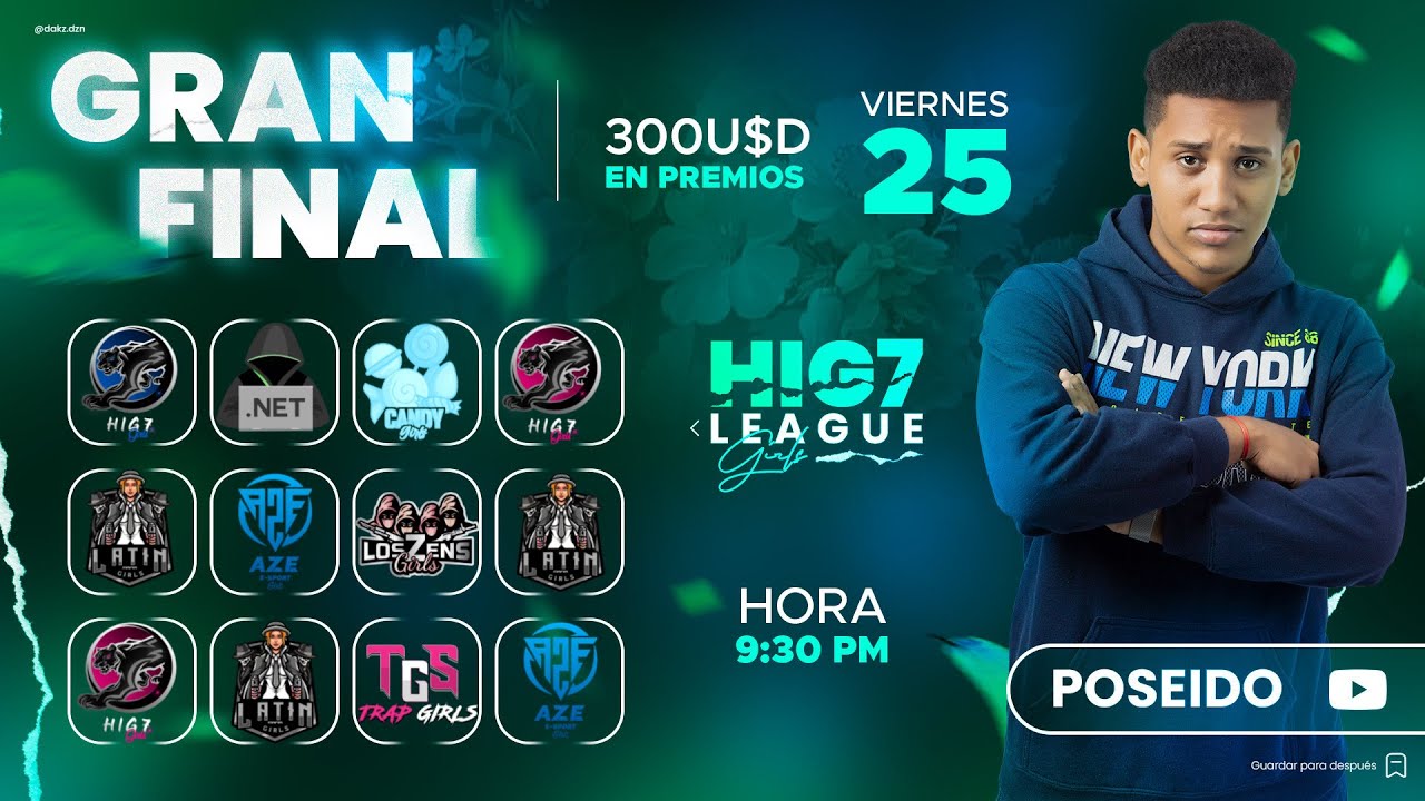 🔥HIG7 LEAGUE // GRAN FINAL //🔥 CASTER POSEÍDO🔥 - YouTube