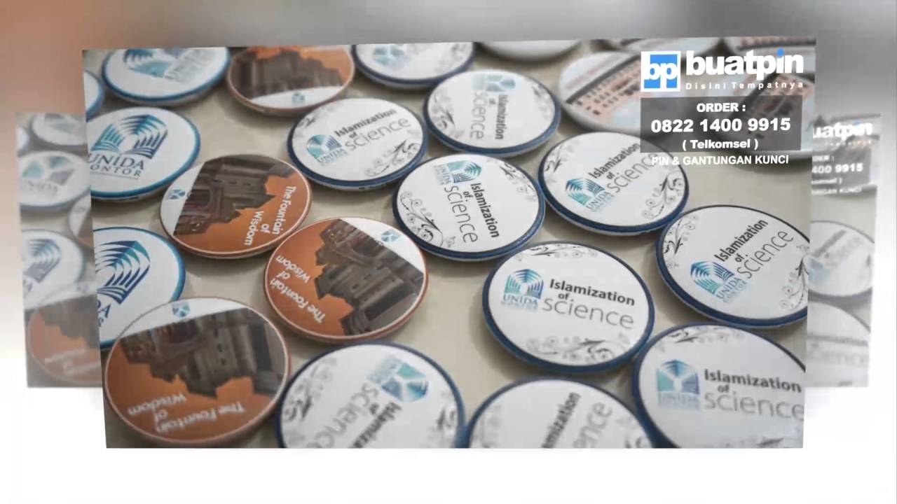 0822 1400 9915 , Cetak Pin, Cetak Pin Murah - YouTube