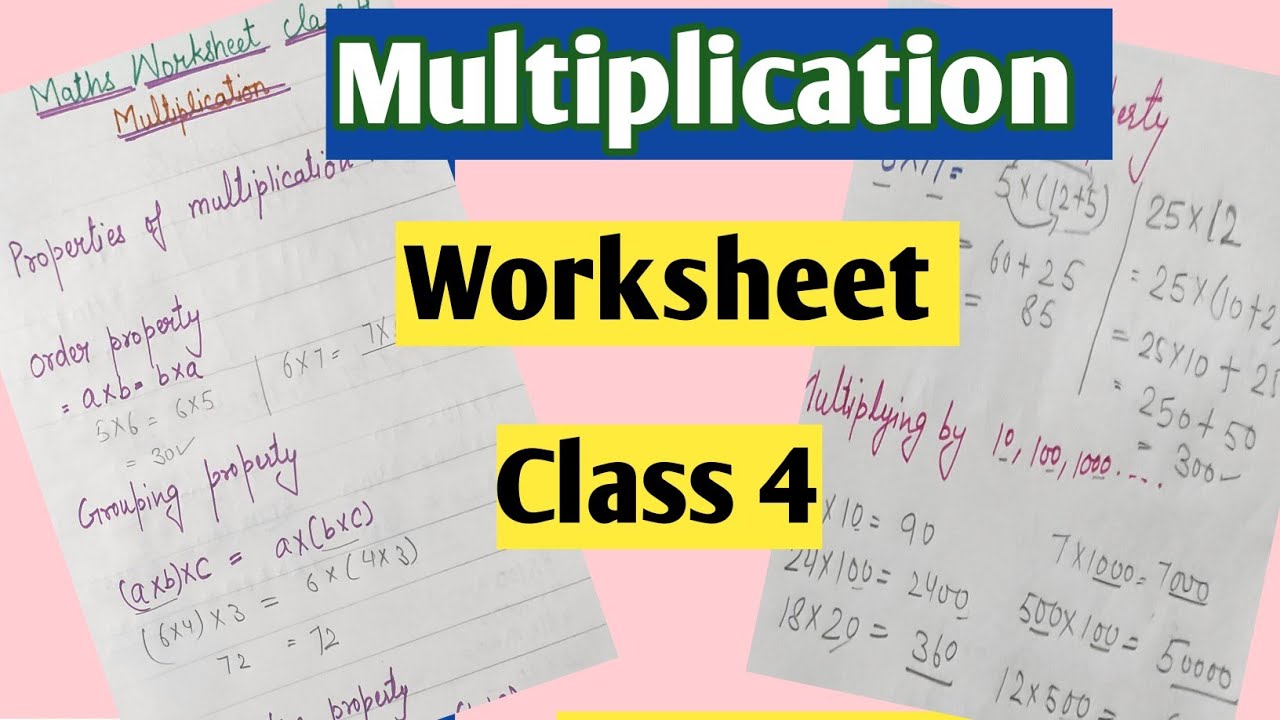 Multiplication Worksheet For Class 4 Maths Class 4 Maths Worksheet multiplication-worksheet-for-class-4-maths-class-4-maths-worksheet