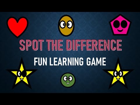 Spot The Difference : Fun Learning Game - YouTube