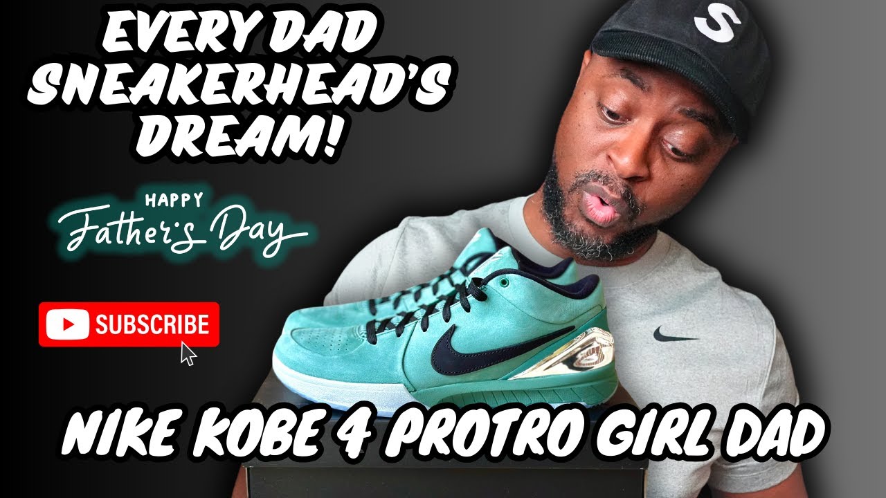 Every Dad Sneakerhead's Dream: 2024 Nike Kobe 4 Protro "Girl Dad" - YouTube
