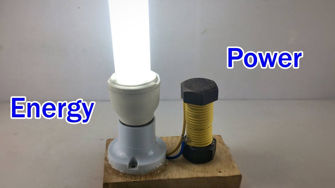 Awesome Free Energy Generator With Light Bulb 220v | New Ideas ...