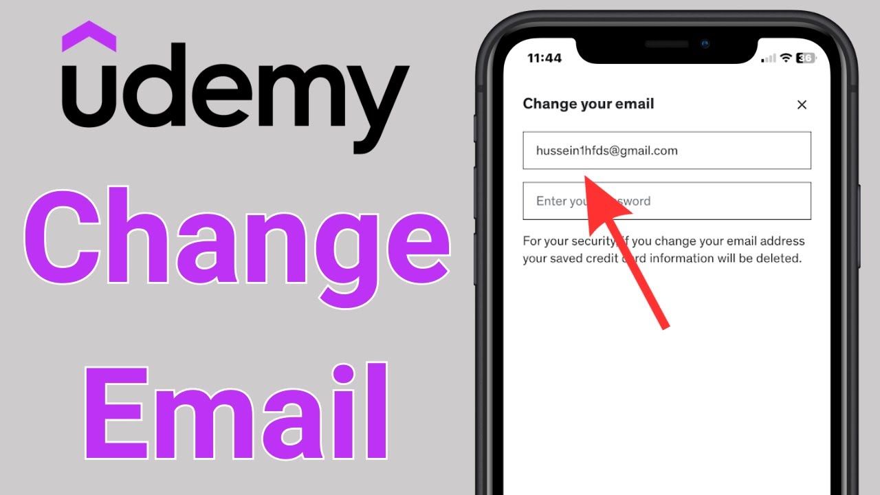 How to Change Email on Udemy - YouTube