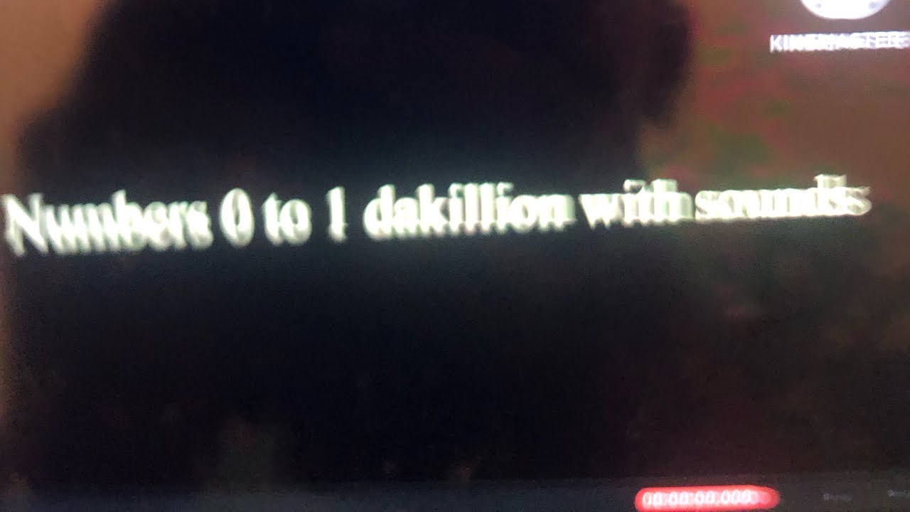 Numbers 0 to 1 dakillion with sounds - YouTube