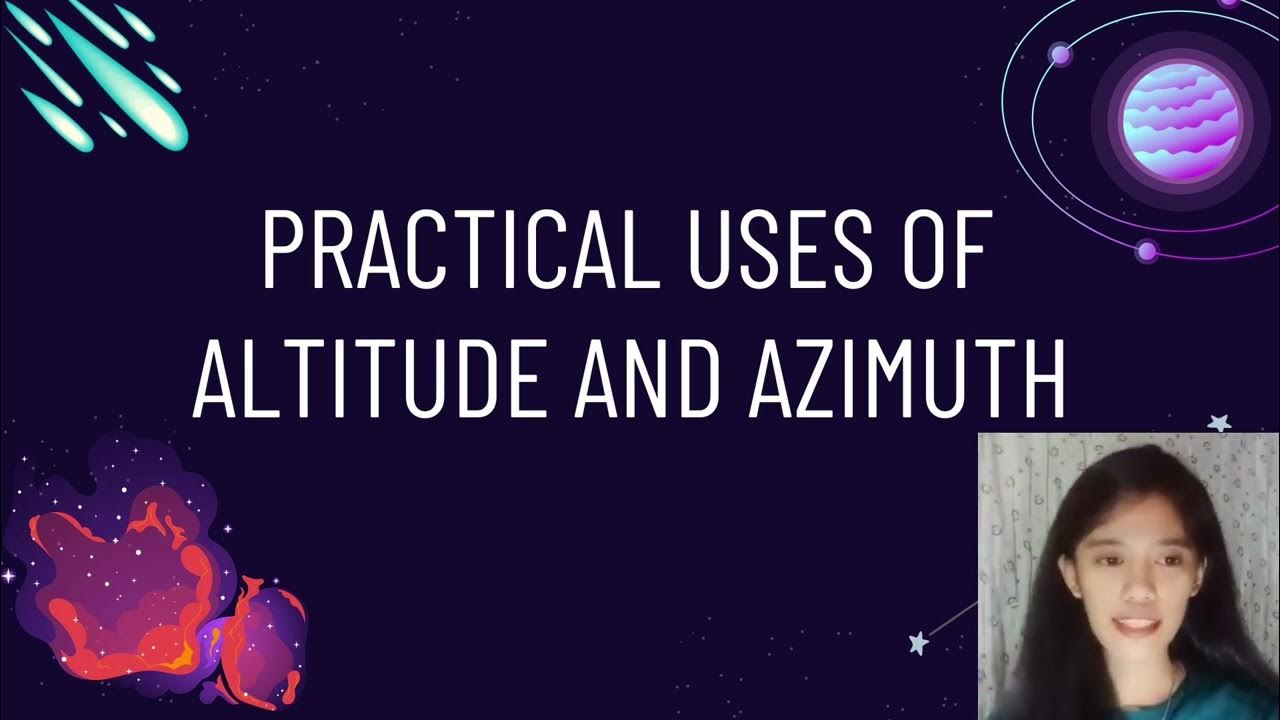 Activity 9 Altitude and Azimuth - YouTube