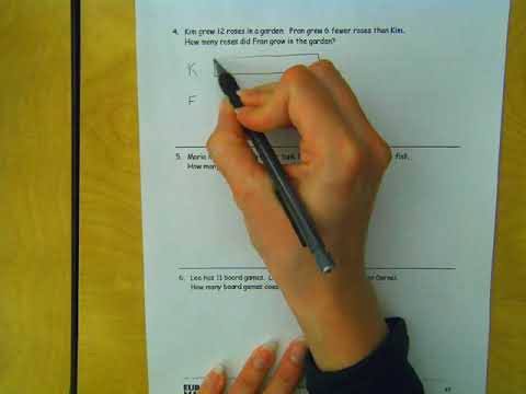 Eureka Math - 1st Grade - Module 6, Lesson 2 - YouTube