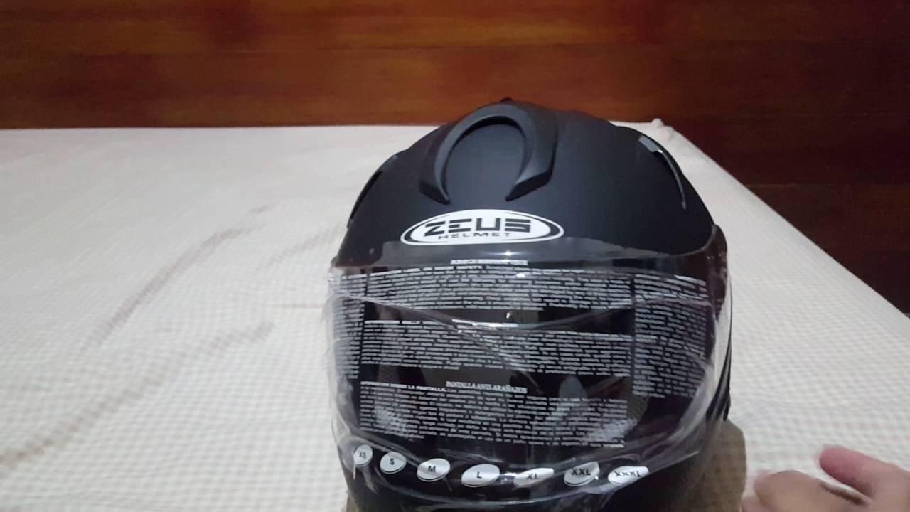 Unboxing dan review Helm fullface Zeus ZS-806 Indonesia - YouTube
