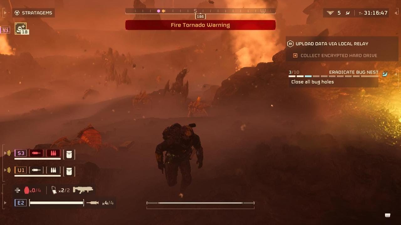 HELLDIVERS 2 - New fear unlocked, bug hole - YouTube