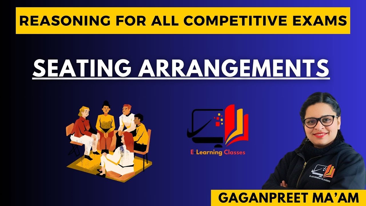 Seating Arrangements | Short Tricks | Free Full Course Reasoning (ENG ...