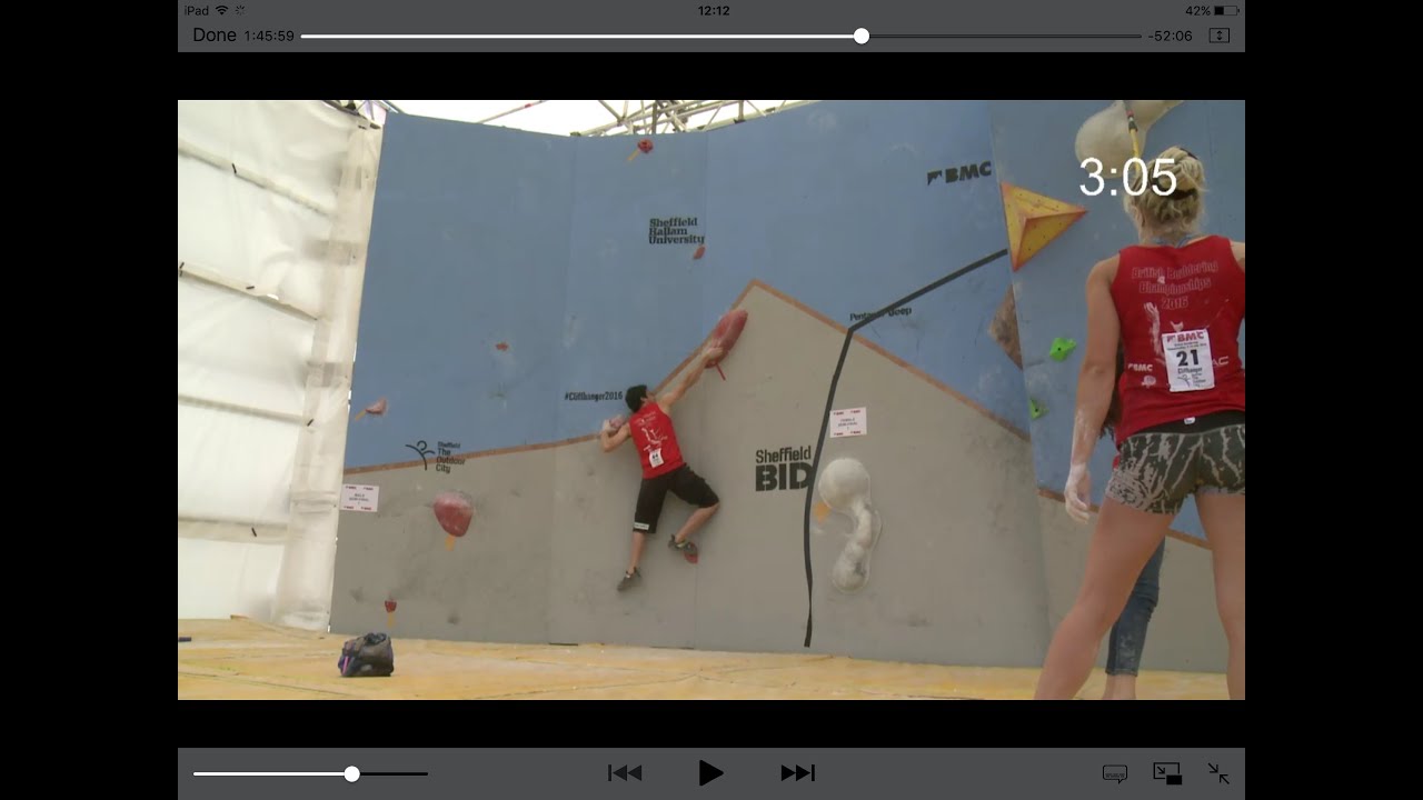 Shauna Coxsey and Michaela Tracy Climbing BMC - YouTube