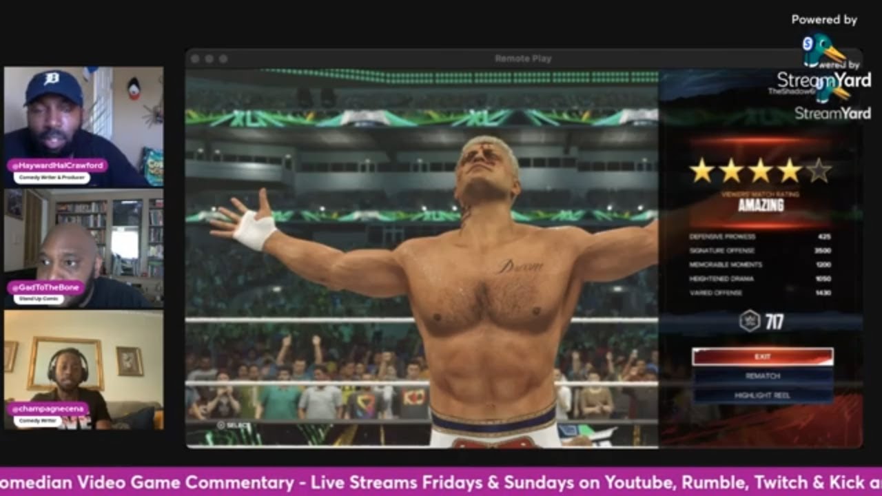 Zelda 64, WWE, Gears of War, Star Fox 64, NFL Street - Comedian Video ...