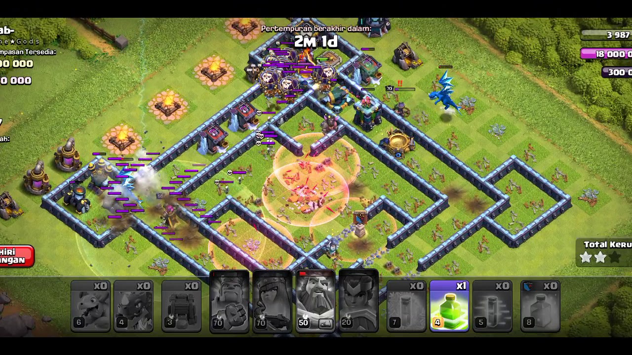 ATTACK COC TH 13 FULL MAX - YouTube
