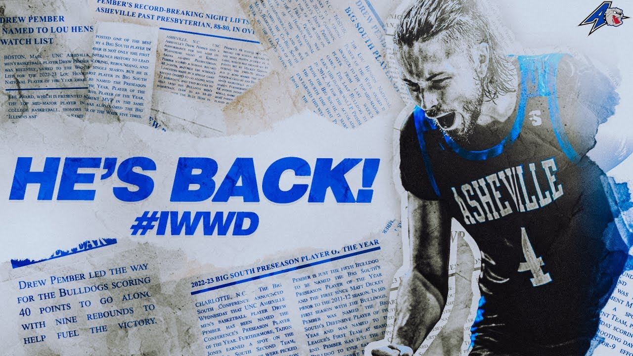 Extras || Men's Basketball || Drew Pember Announces His Return for the ...