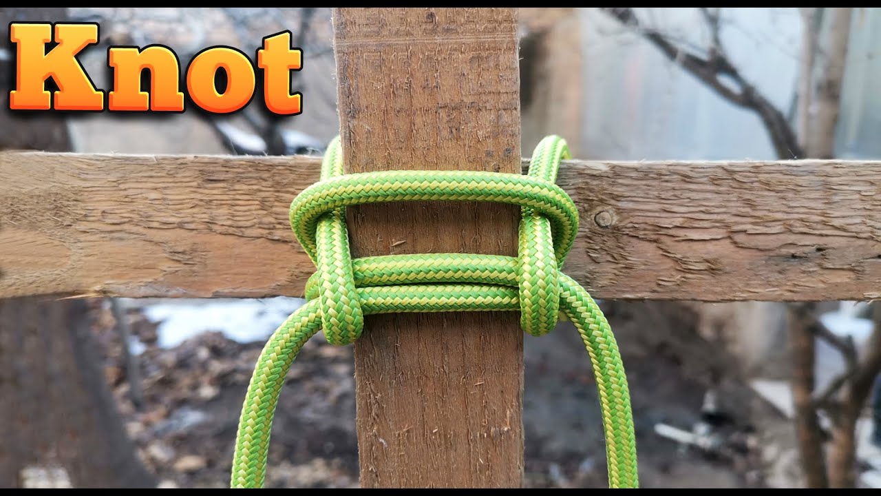 A simple knots in life .. But very useful ! The Woodland Zip Tie - YouTube