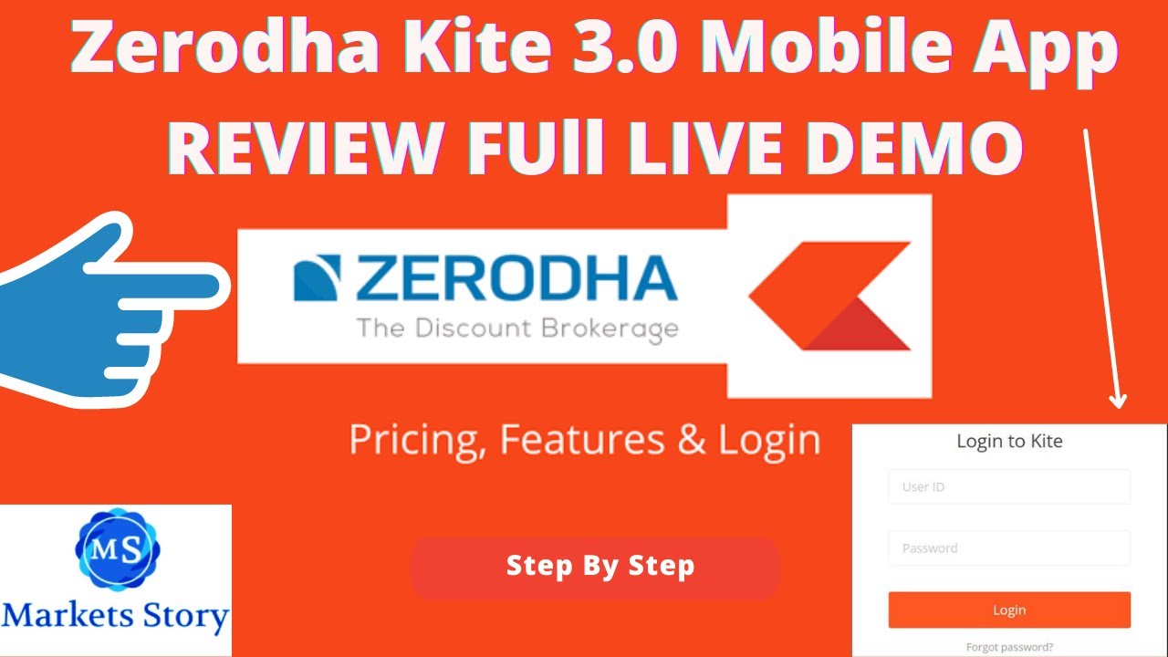 How to use Zerodha Kite 3.0 Mobile App Full LIVE DEMO | Markets Story ...