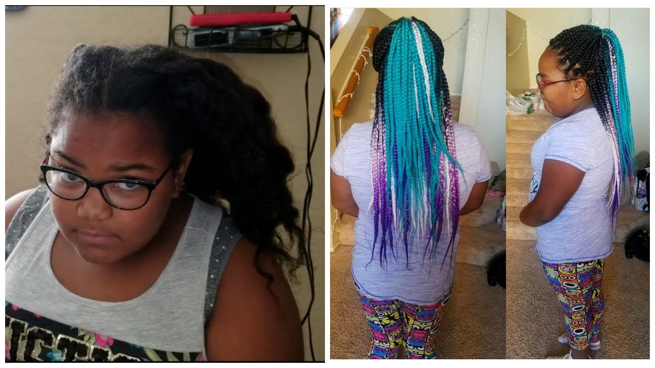 Mumsy NATURAL HAIR TO UNICORN HAIR WIth LASSIE AMAZON - YouTube