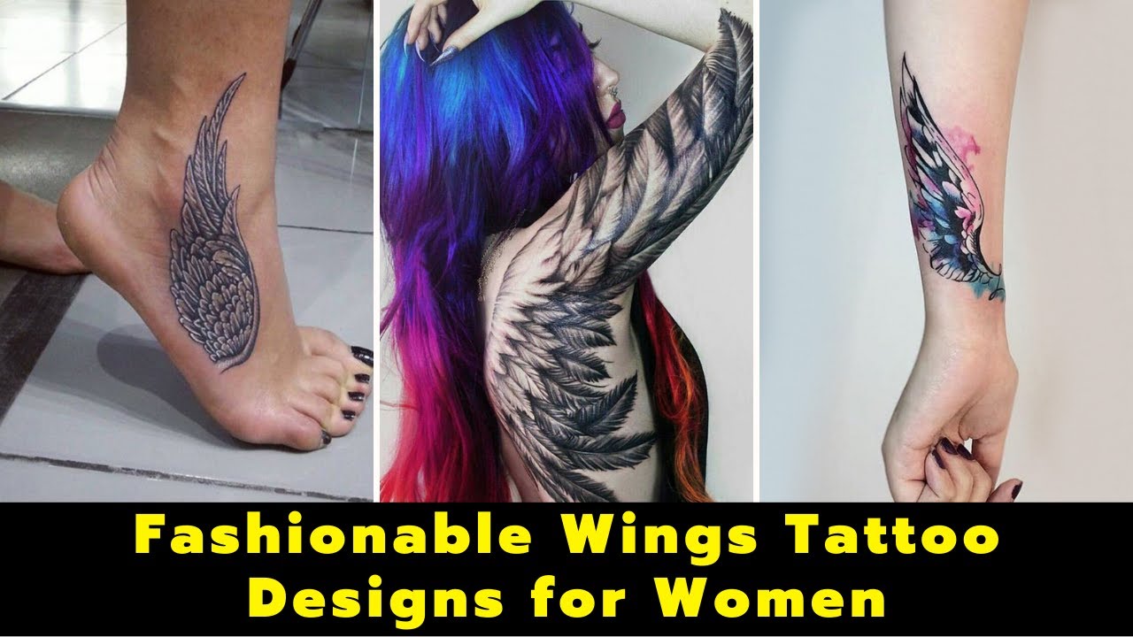 Winged Foot Tattoo Designs