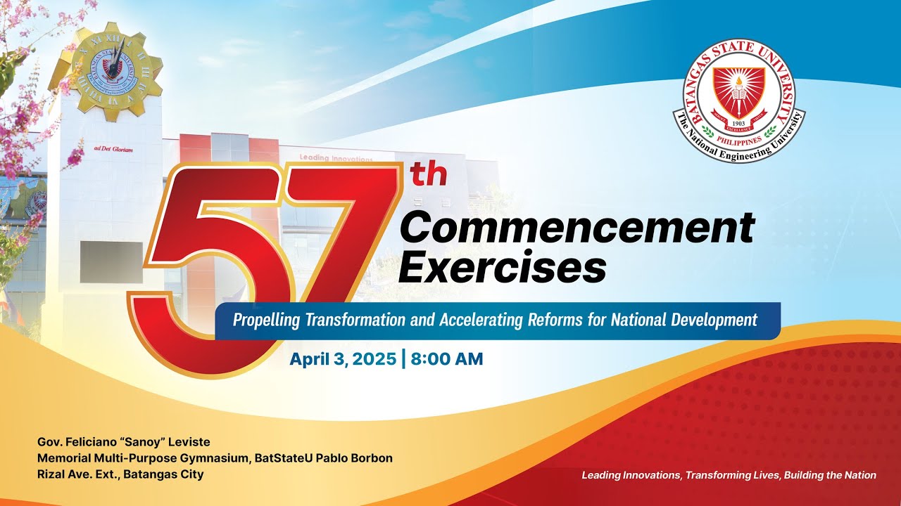 57th Commencement Exercises April 3, 2025 - YouTube