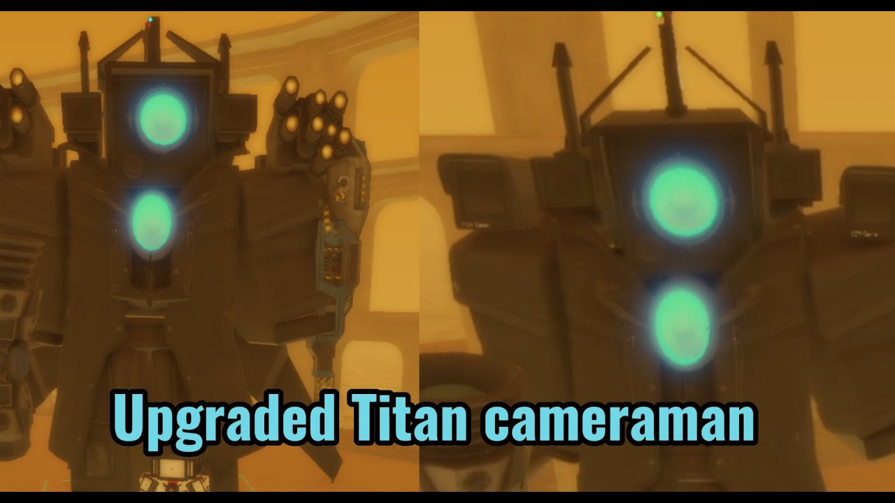 Upgraded Titan Camera man Skibi Defense - YouTube