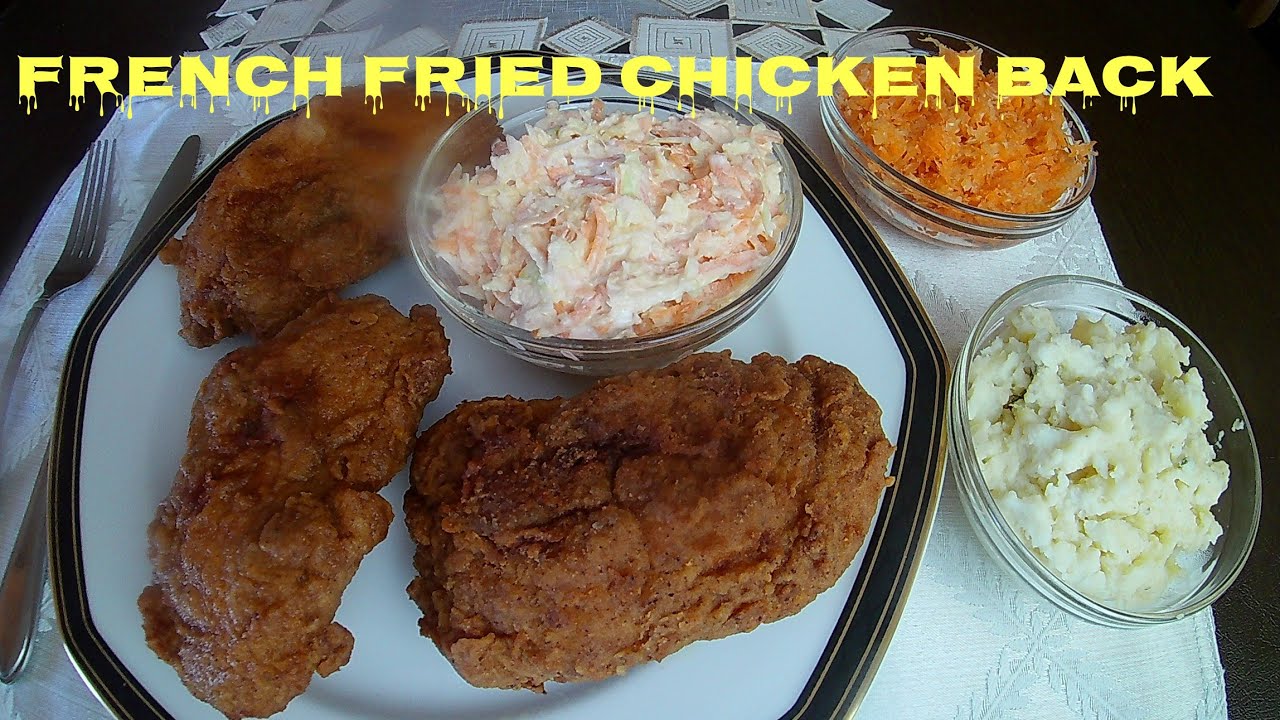 Most Popular Meal In Jamaican Ghetto | Chicken Back Recipe - YouTube