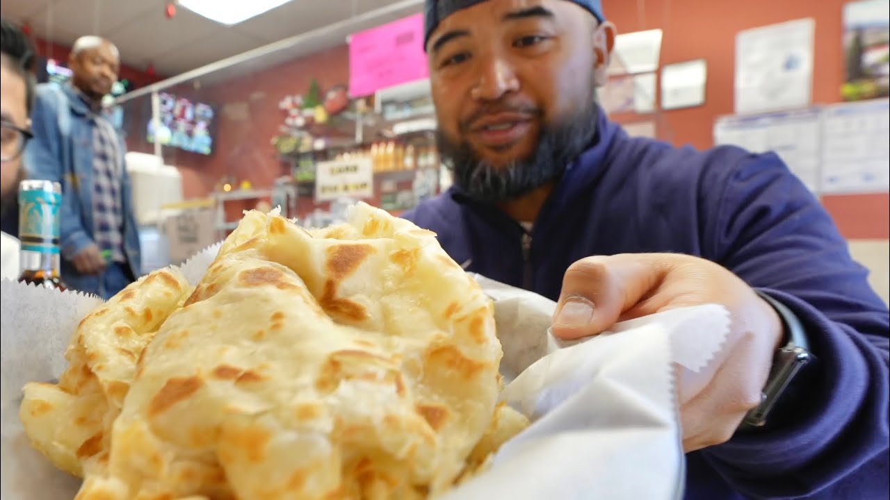 Excellent Trinidadian Roti Shop! Double doubles, Buss up shot...Annie's ...