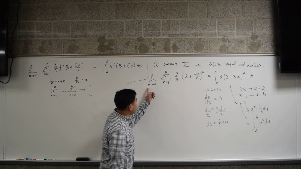 How to convert riemann sum to integrals - YouTube